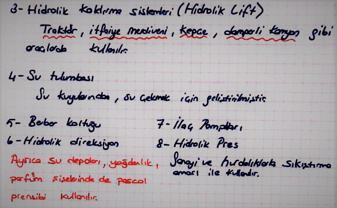 Basınç - Fen Bilimleri LGS Ders Notları - Konu Anlatımı Yazıları ...